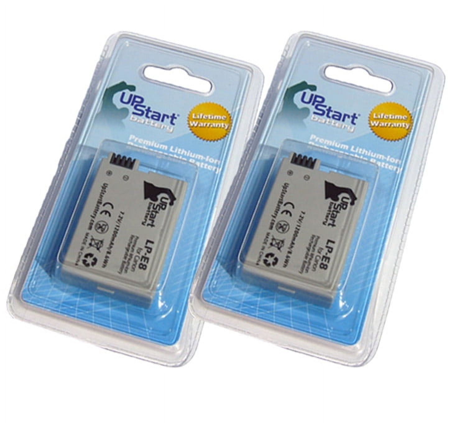 2x Pack - Canon Rebel T5i Battery - Replacement for Canon LP-E8 Digital ...