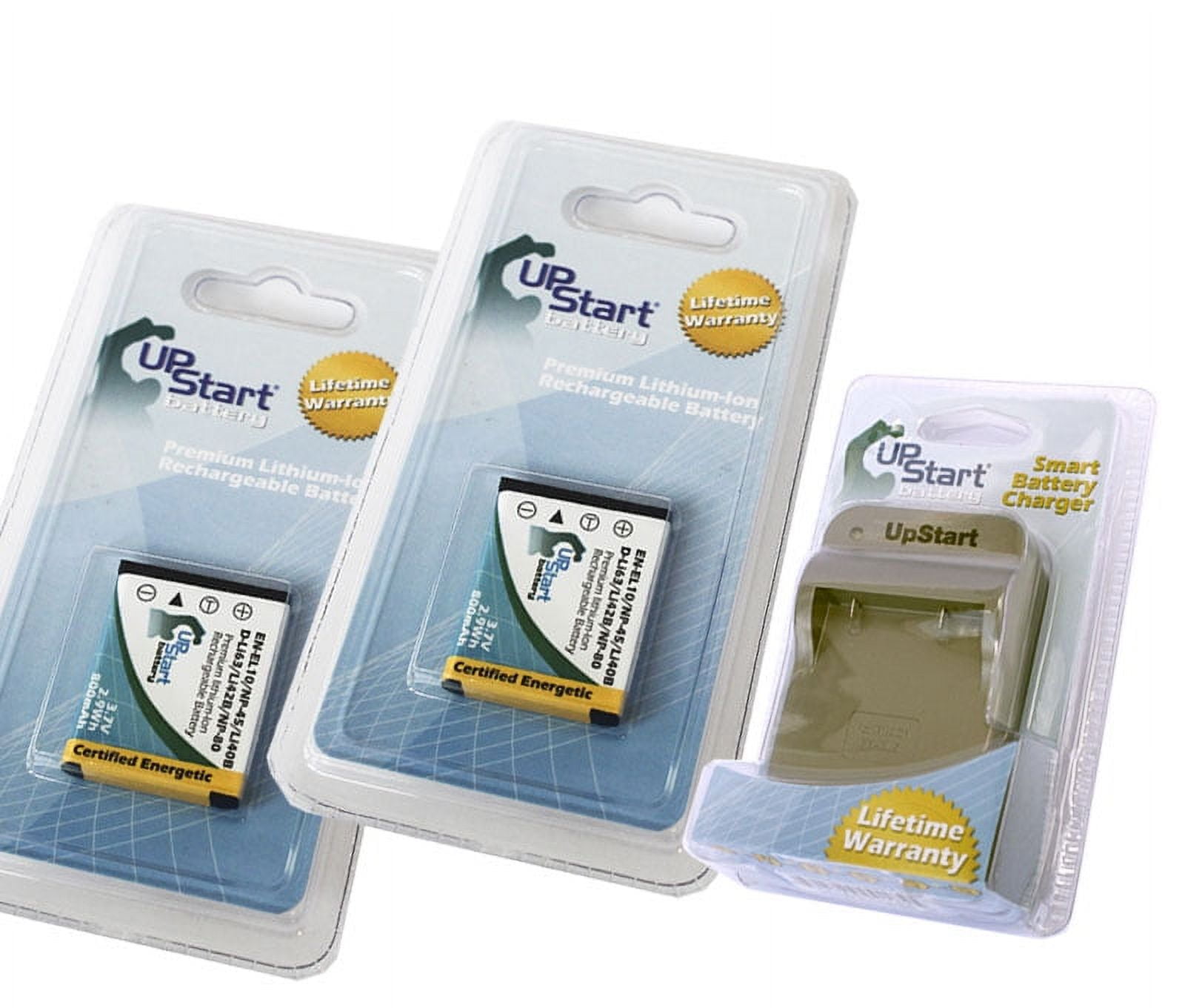 2x Pack - Casio Exilim EX-ZS5 Battery + Charger - Replacement for Casio ...