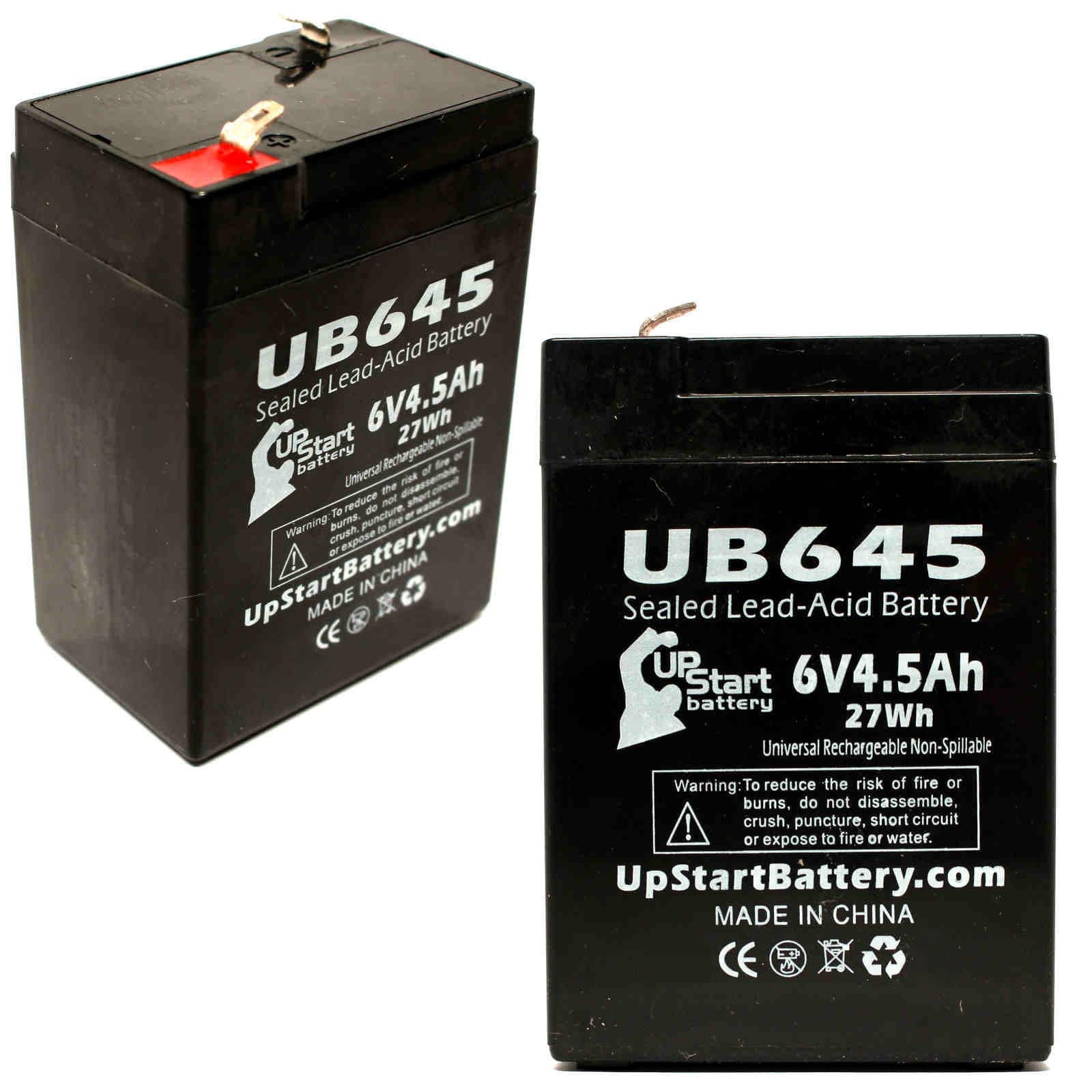 2x Pack - Compatible Leadman LU-650A Battery - Replacement UB645 ...
