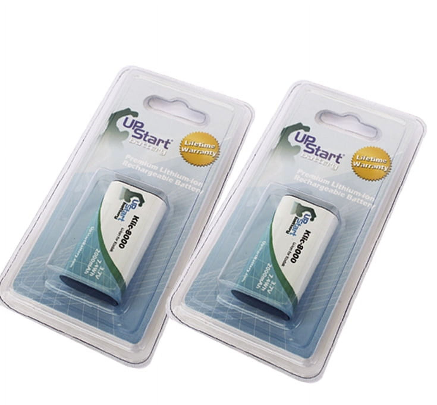 2x Pack - Kodak Easyshare Z1012 IS Battery - Replacement for Kodak KLIC ...