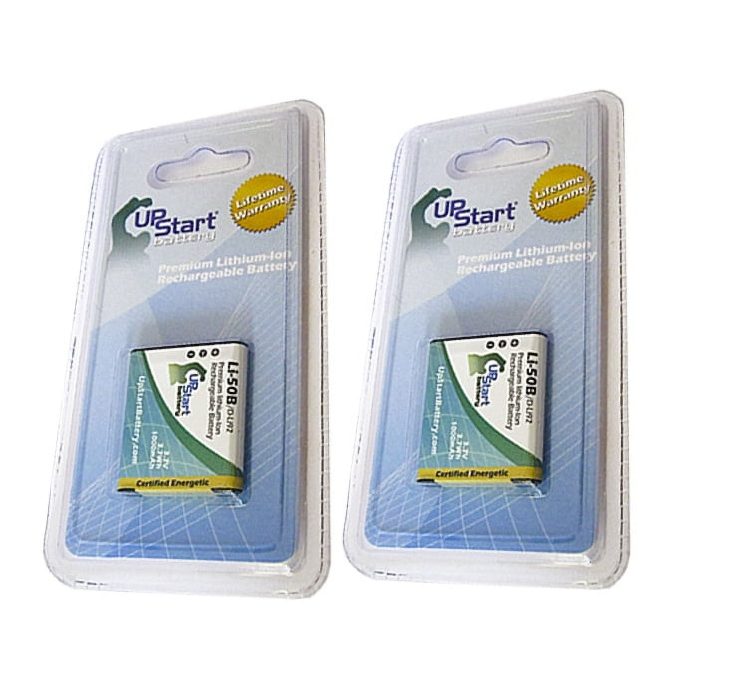 2x Pack - Pentax D-LI92 Battery - Replacement for Pentax NP-150 Digital ...