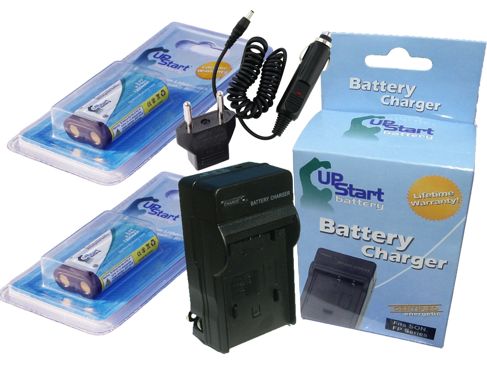 2x Pack - Pentax *ist DL2 Battery + Charger with Car & EU Adapters ...