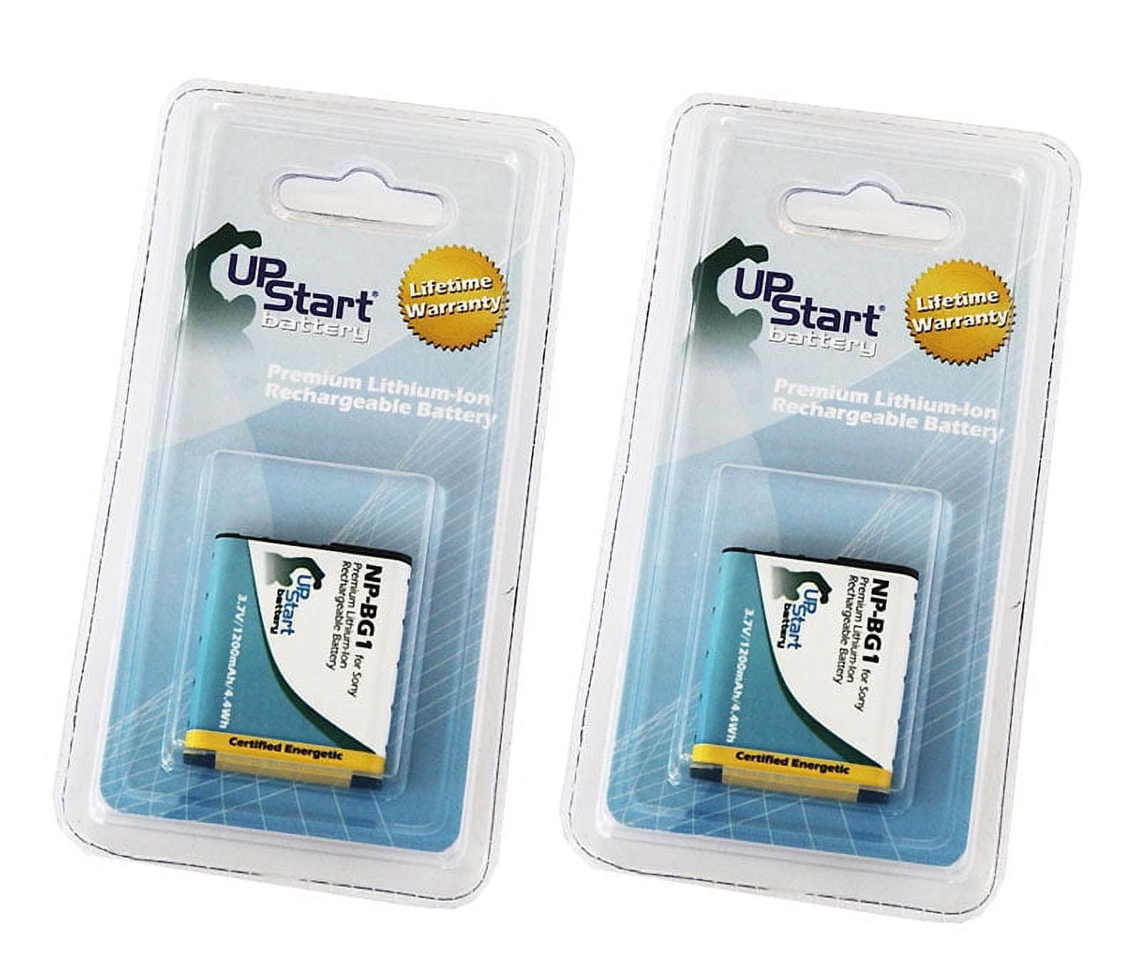 2x Pack - Sony Cyber-shot DSC-H9 Battery - Replacement for Sony NP-BG1 ...