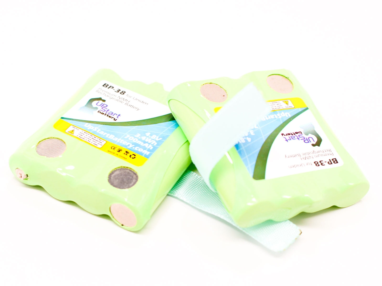 2x Pack - Uniden BP-38 Battery - Replacement for Uniden Cordless Phone Battery (700mAh, 4.8V, NI ...