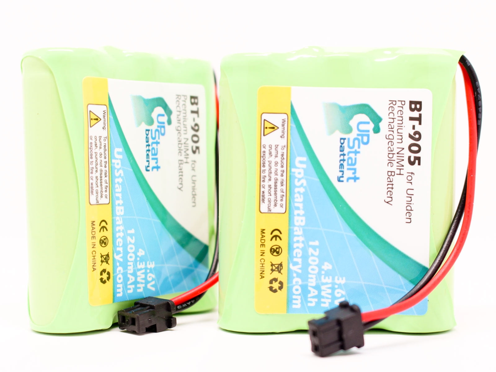 2x Pack - UpStart Battery RadioShack 43-3595 Battery - Replacement for ...