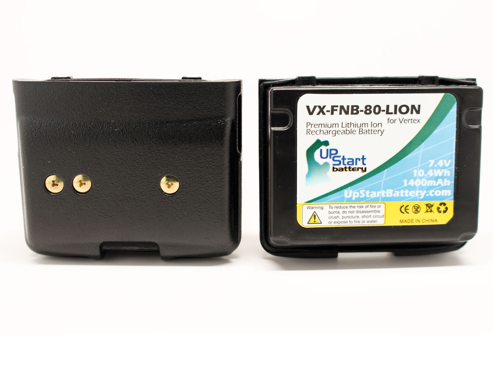 2x Pack - Yaesu VX-7R Battery - Replacement for Yaesu FNB-80Li Two-Way ...