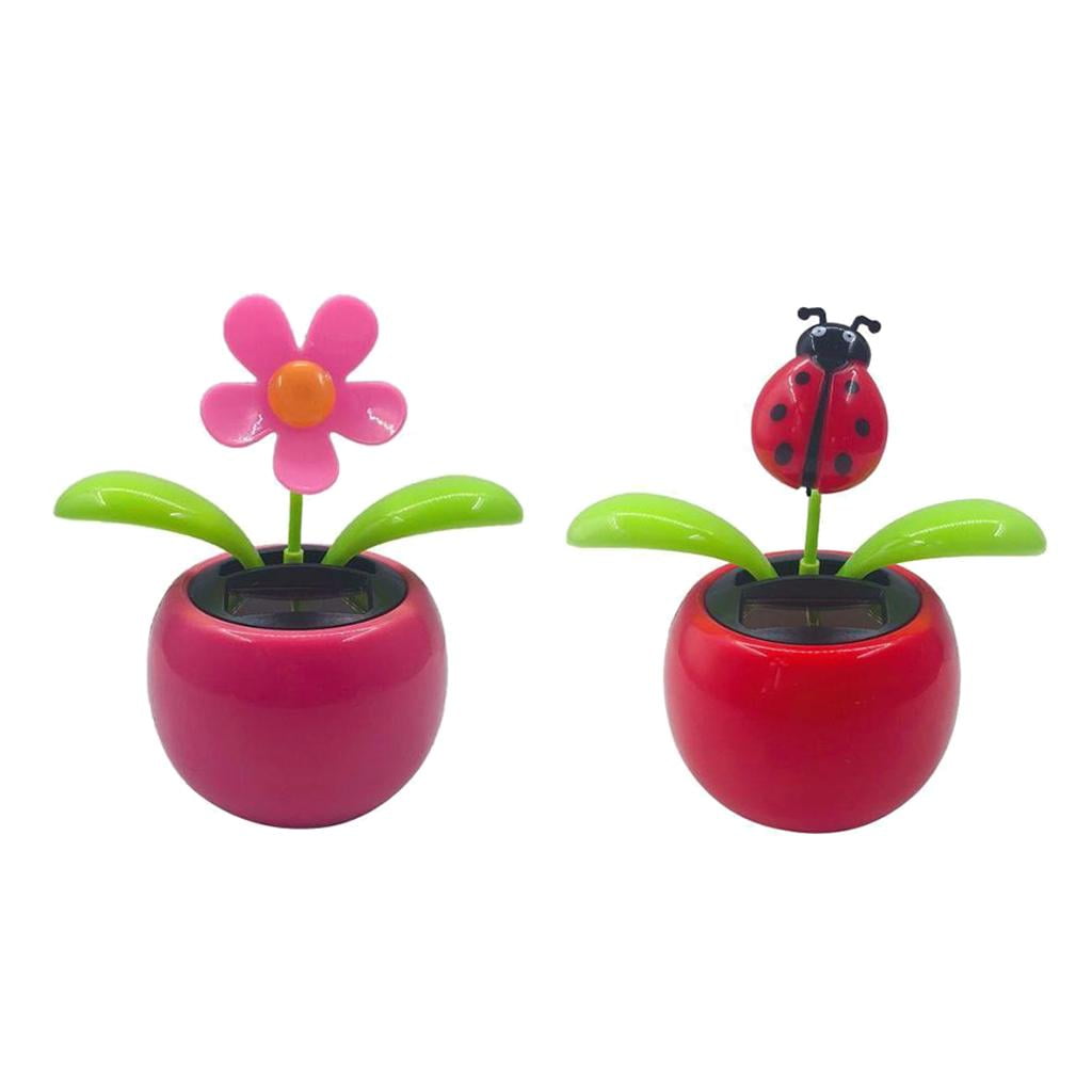 2x Powered Bobble Plant Toy Dance for Car Dashboard. - Walmart.com