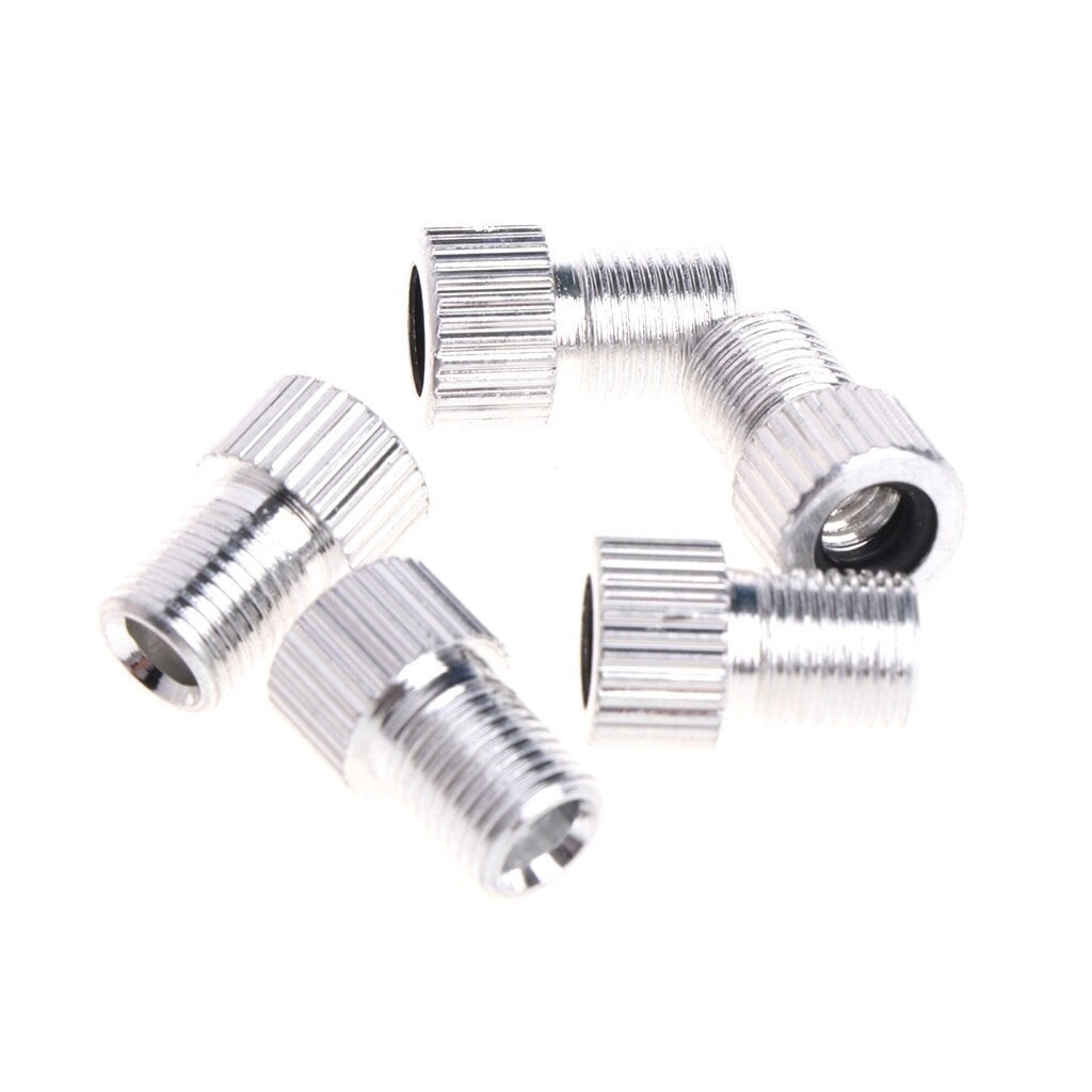 2x Presta-Schrader Valve Stem Air Converter Bike Tire Bicycle Tyre ...