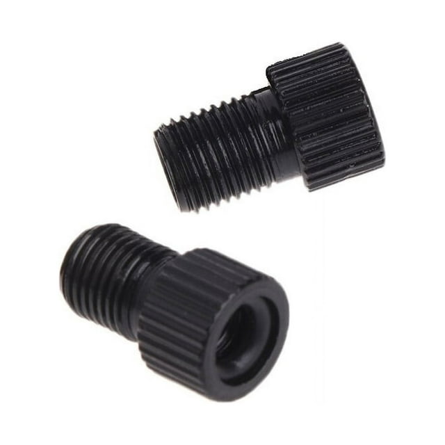 2 Presta-Schrader Valve Stem Air Converter Bike Tire Bicycle Adapter ...