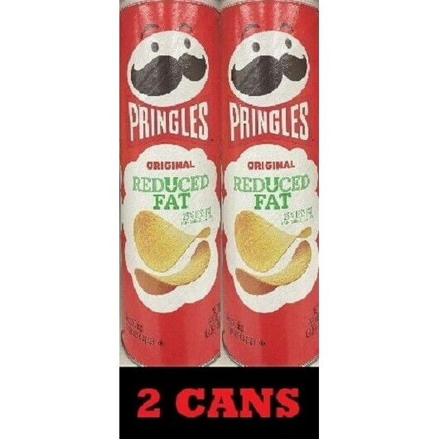 2x Pringles ORIGINAL REDUCED FAT Flavored Potato Chips Crisps 4.9 oz 2 ...