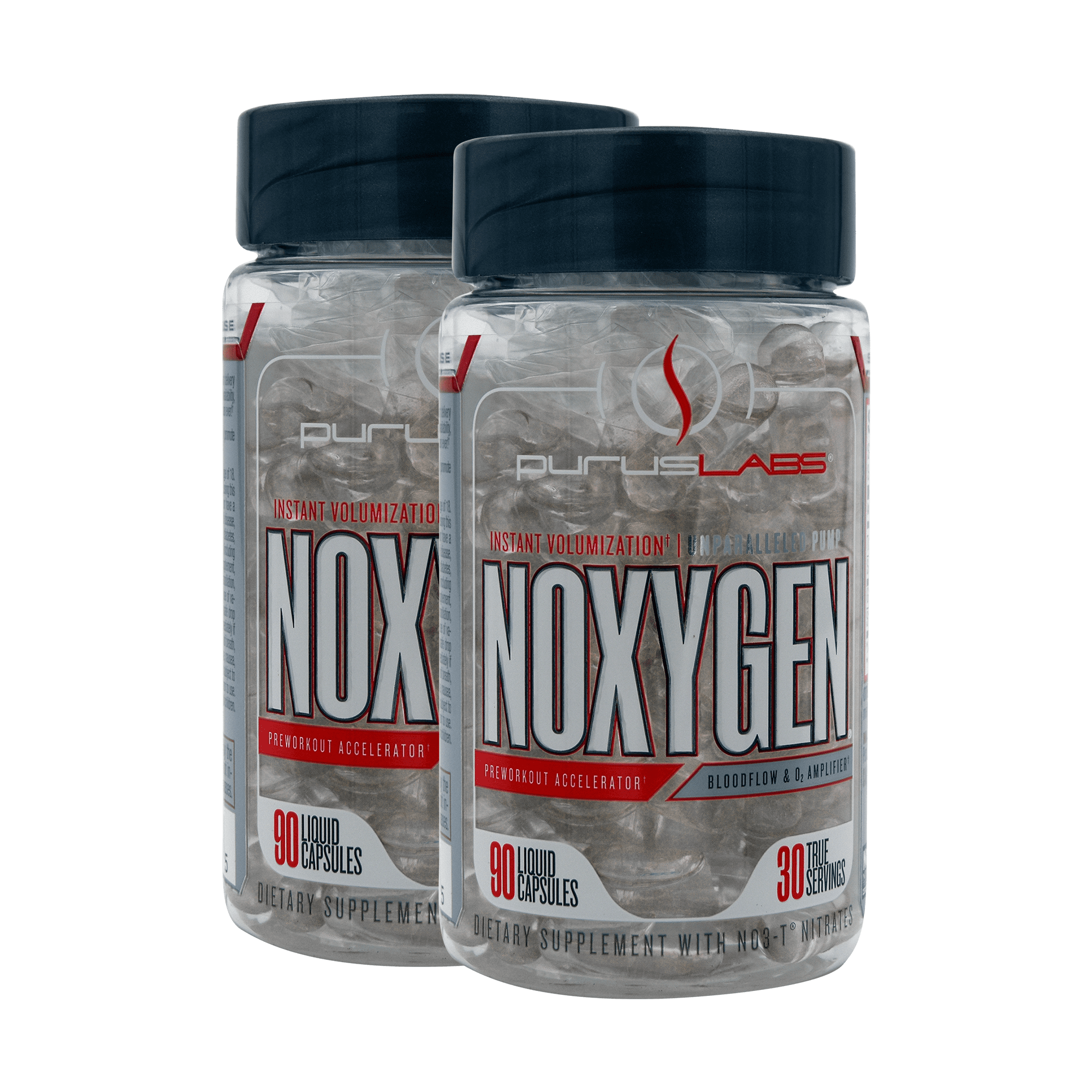 2x Purus Labs NOXygen Liquicaps (180 Capsules Total) - Walmart.com