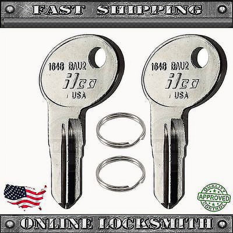 2x RV Keys - Bauer BAU2 / 1648 / BUE-2 - Recreational Vehicle - Walmart.com