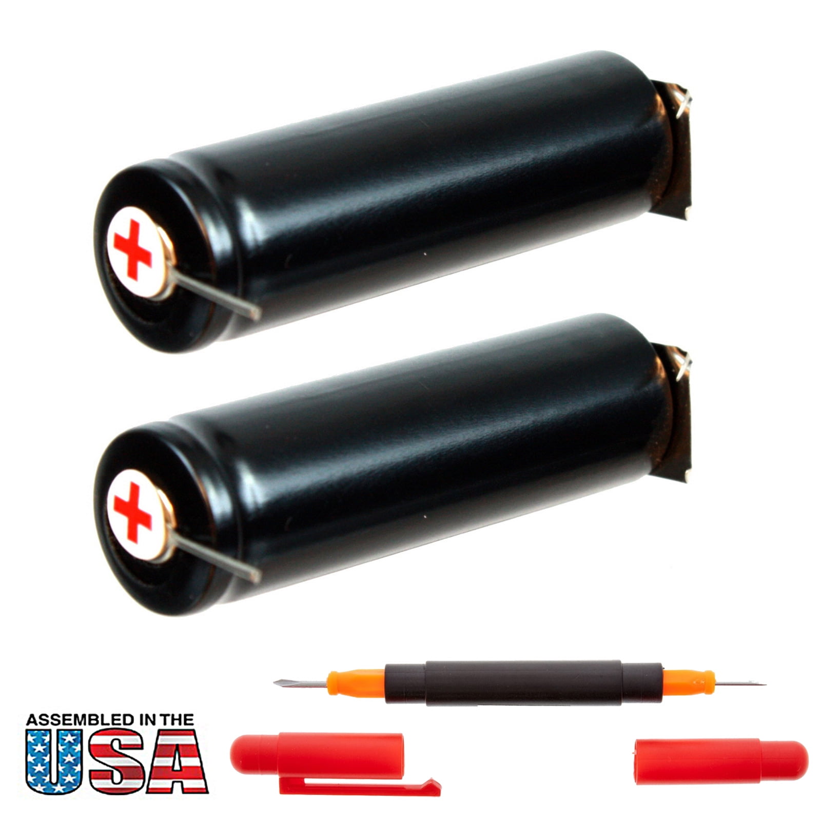 2x Razor Battery EBR-20 for Cordless Electric Razors - Walmart.com