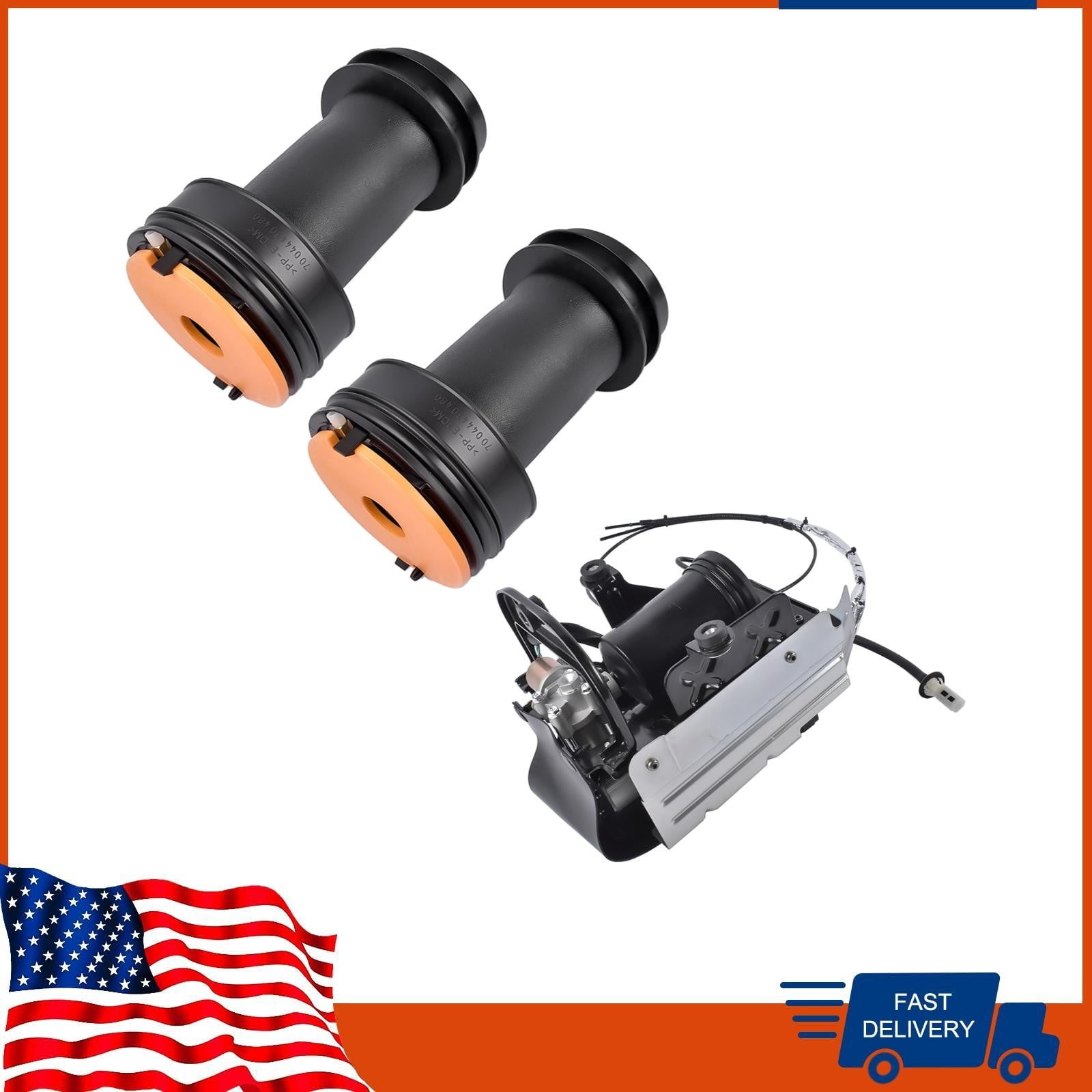 2x Rear Air Suspension Spring Bags & Compressor For Cadillac XTS 3.6L ...