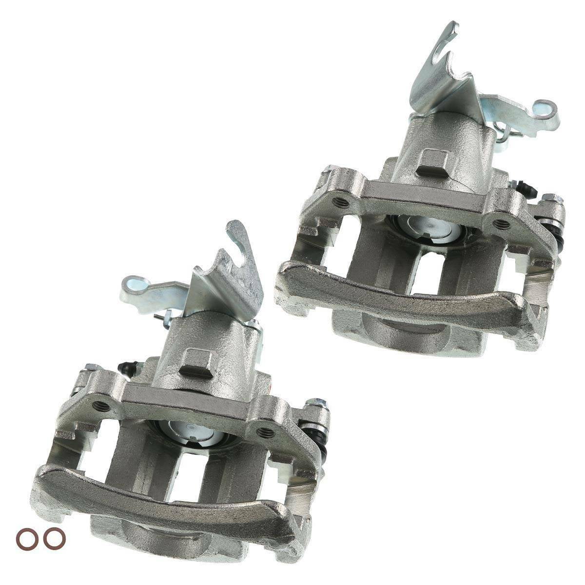 2x Rear Left & Right Brake Calipers w/ Bracket For 2005-2014 Mustang ...