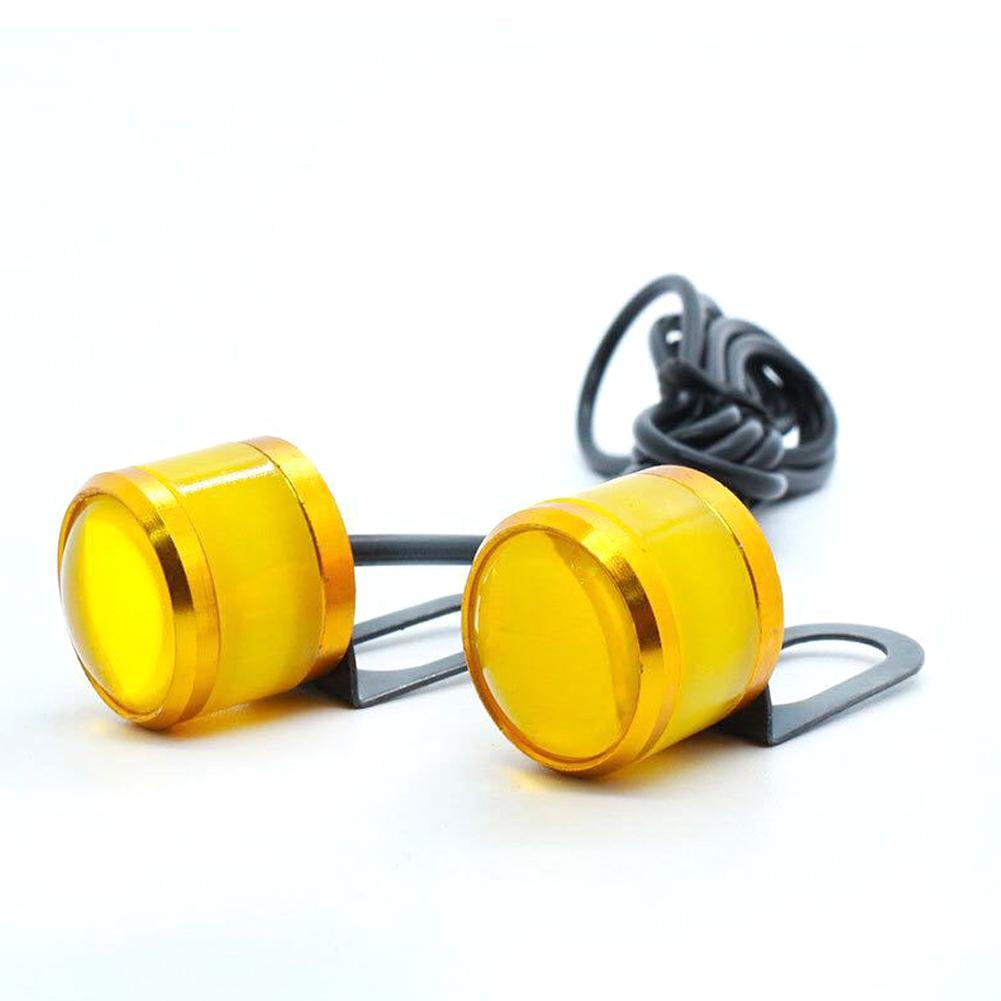 2x Red Blue Strobe Motorcycle Eagle Eye Daytime Running Light Fog Lamp ...