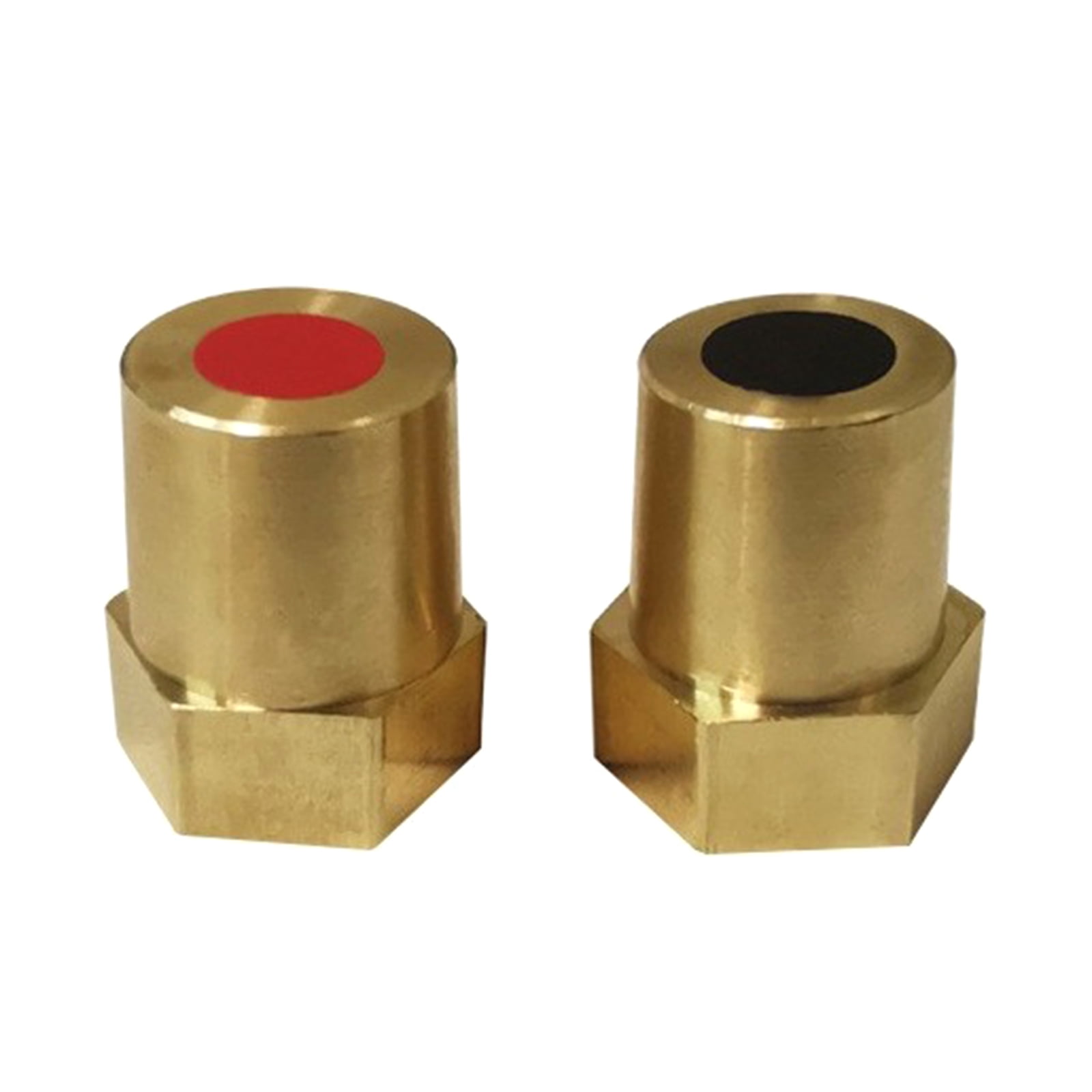2x Revise Pile Head Poles Adapter Brass Terminal Connector Thread ...