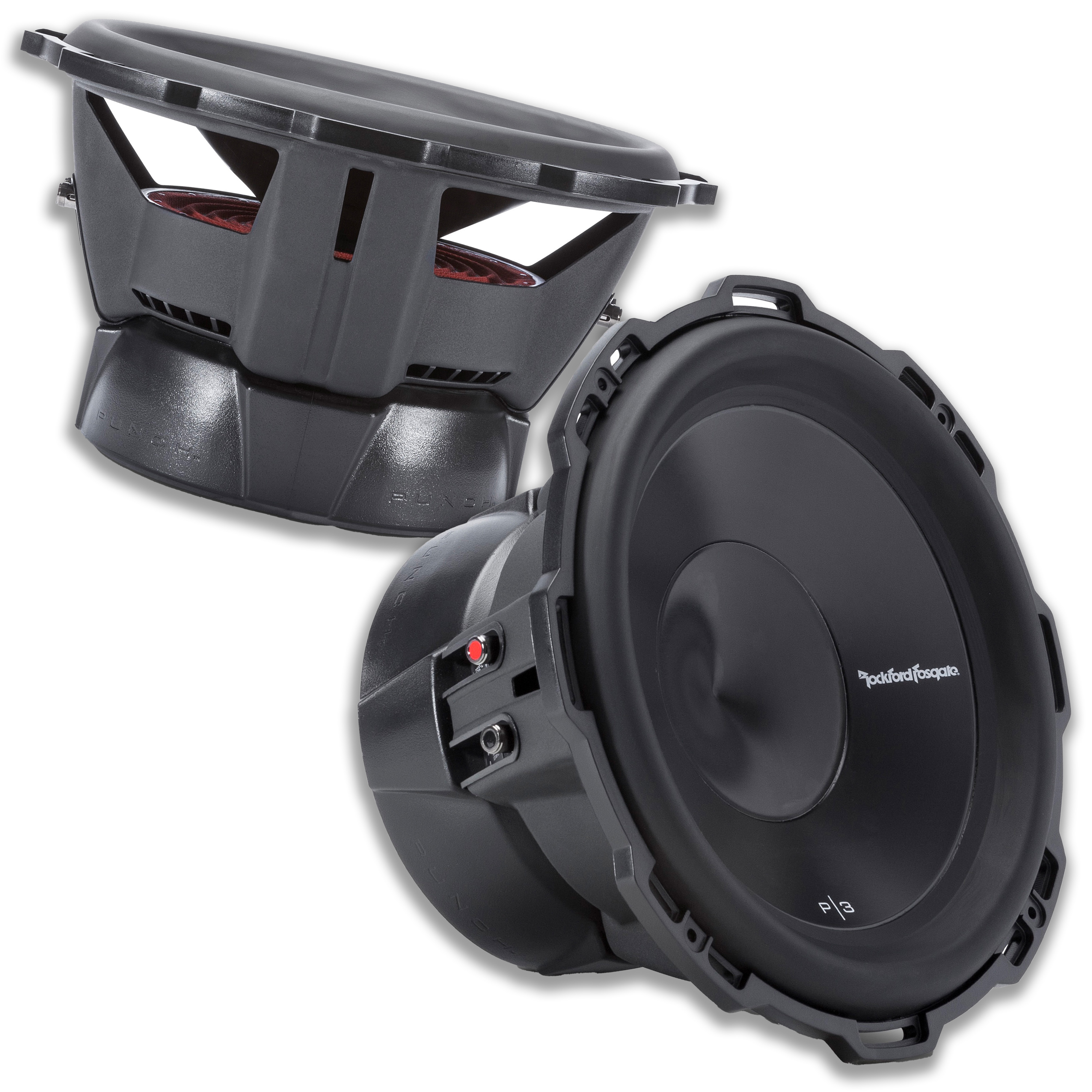 2x Rockford Fosgate Car Audio 12 Punch Subwoofers 2400 Watt Dual 4 Ohm ...