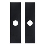 2x Rotating Edge Grinding Blade Manganese Steel Lawn Mower Blade ...