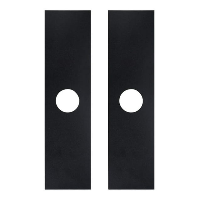 2x Rotating Edge Grinding Blade Manganese Steel Lawn Mower Blade ...