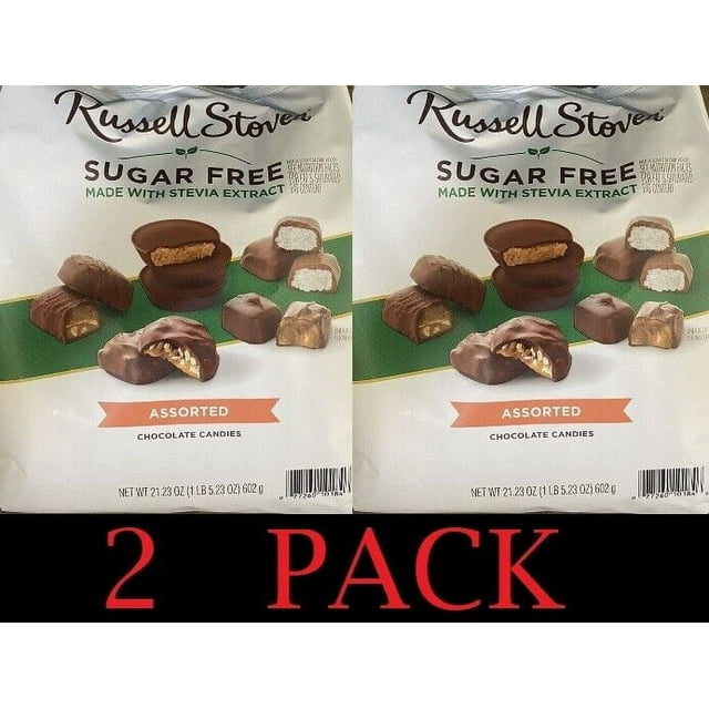 2x Russell Stover Sugar Free Assorted Chocolates Candy 21.23 oz Bag - 2 ...