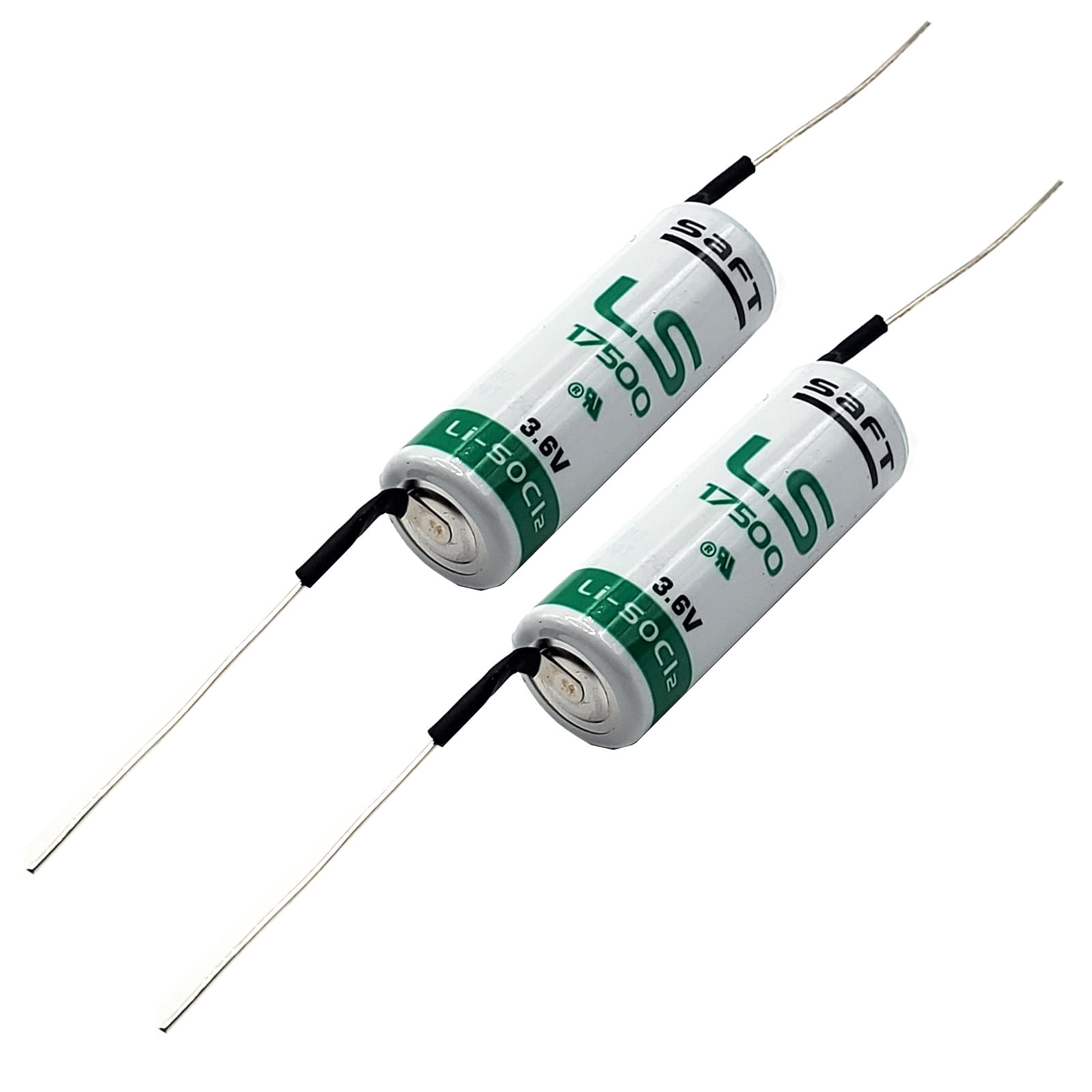 2x SAFT LS17500_AX Size A 3.6V 3600mAh Primary Lithium Cell for Sensors ...