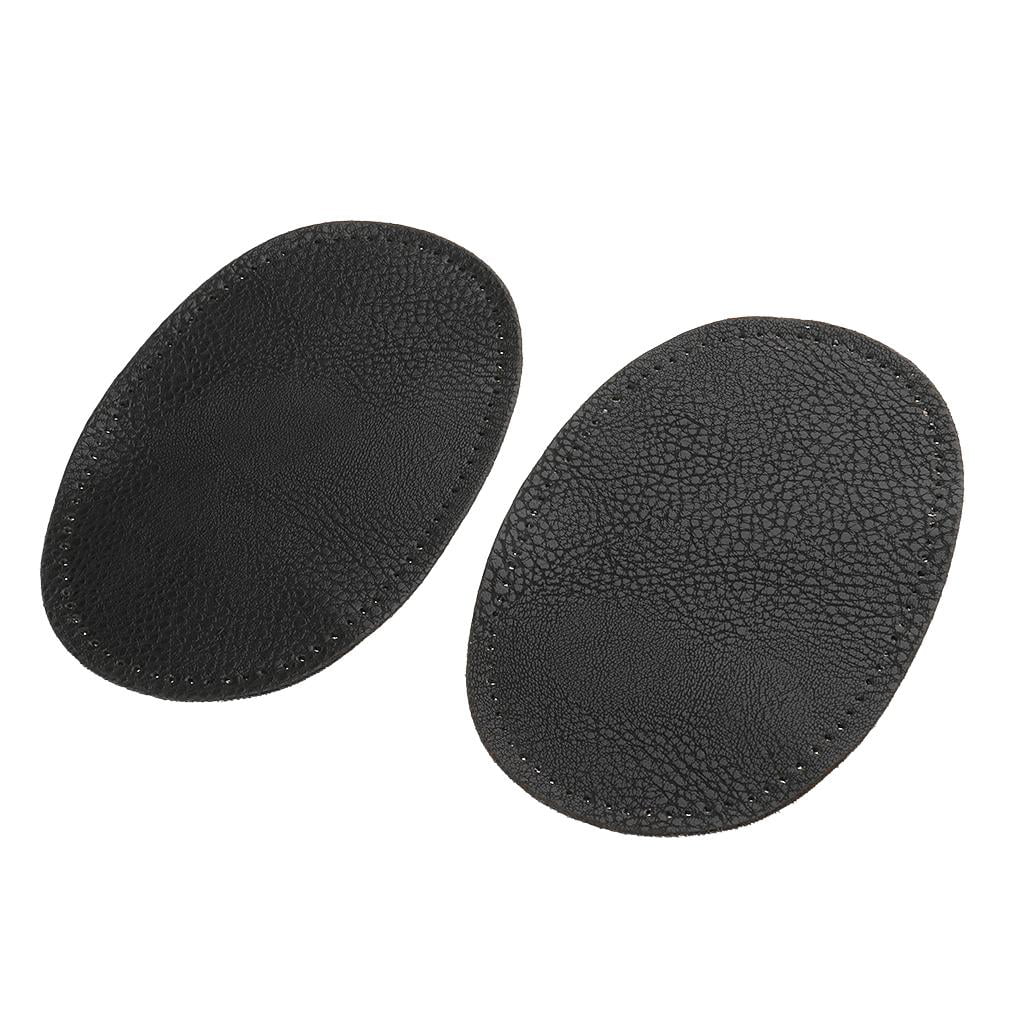2x SEW-ON OVAL SEW Leather ELBOW/KNEE PATCHES repair CRAFT SEWING ...