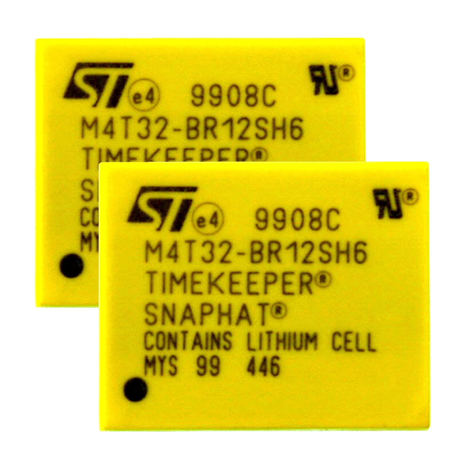 2x STMicroelectronics M4T32-BR12SH6 TIMEKEEPER CLOCK IC BATTERY and ...