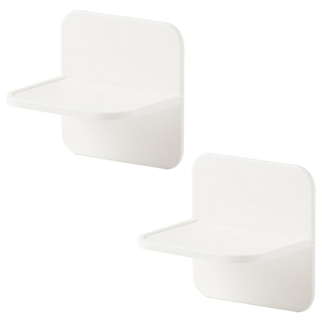 2x Self Adhesive Shelf Support Holder No Drill for Cabinets and ...
