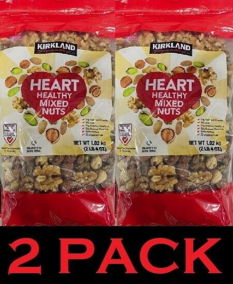 2x Signature HEART HEALTHY MIXED NUTS 36 oz Bag - 2 PACK - Walmart.com