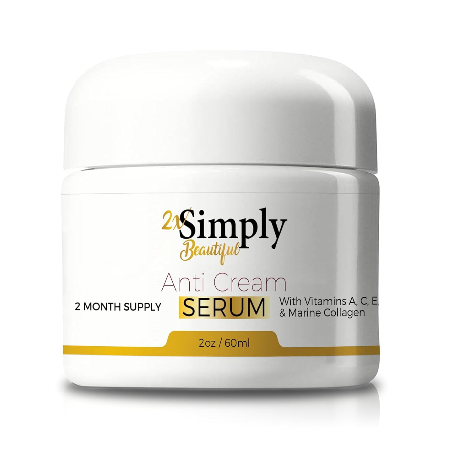 2x Simply Beautiful Anti Aging Cream 2 Month Supply - Promote Youthful ...