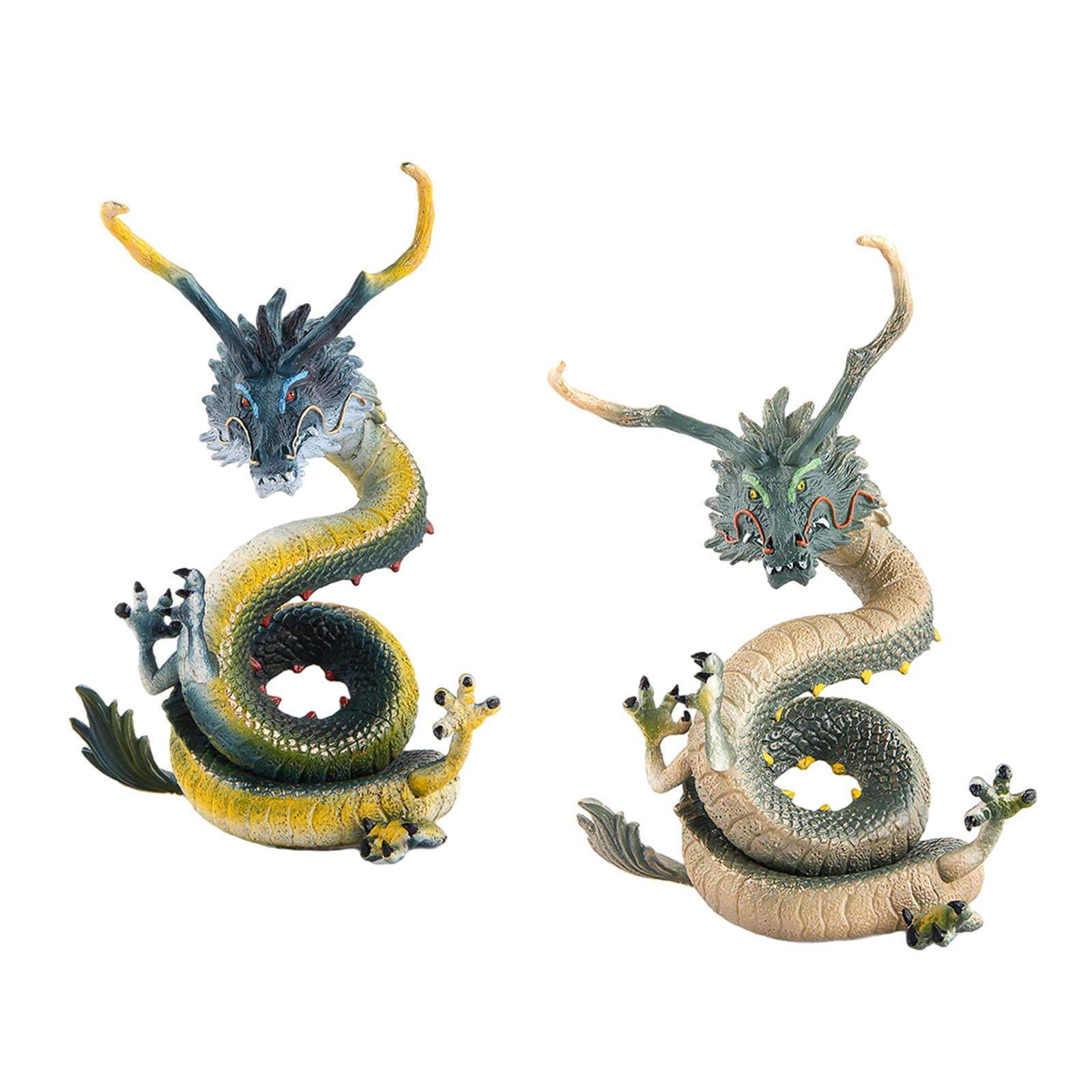 2x Simulation Flying Dragon Figure boys and girls Gifts Feng Shui for ...