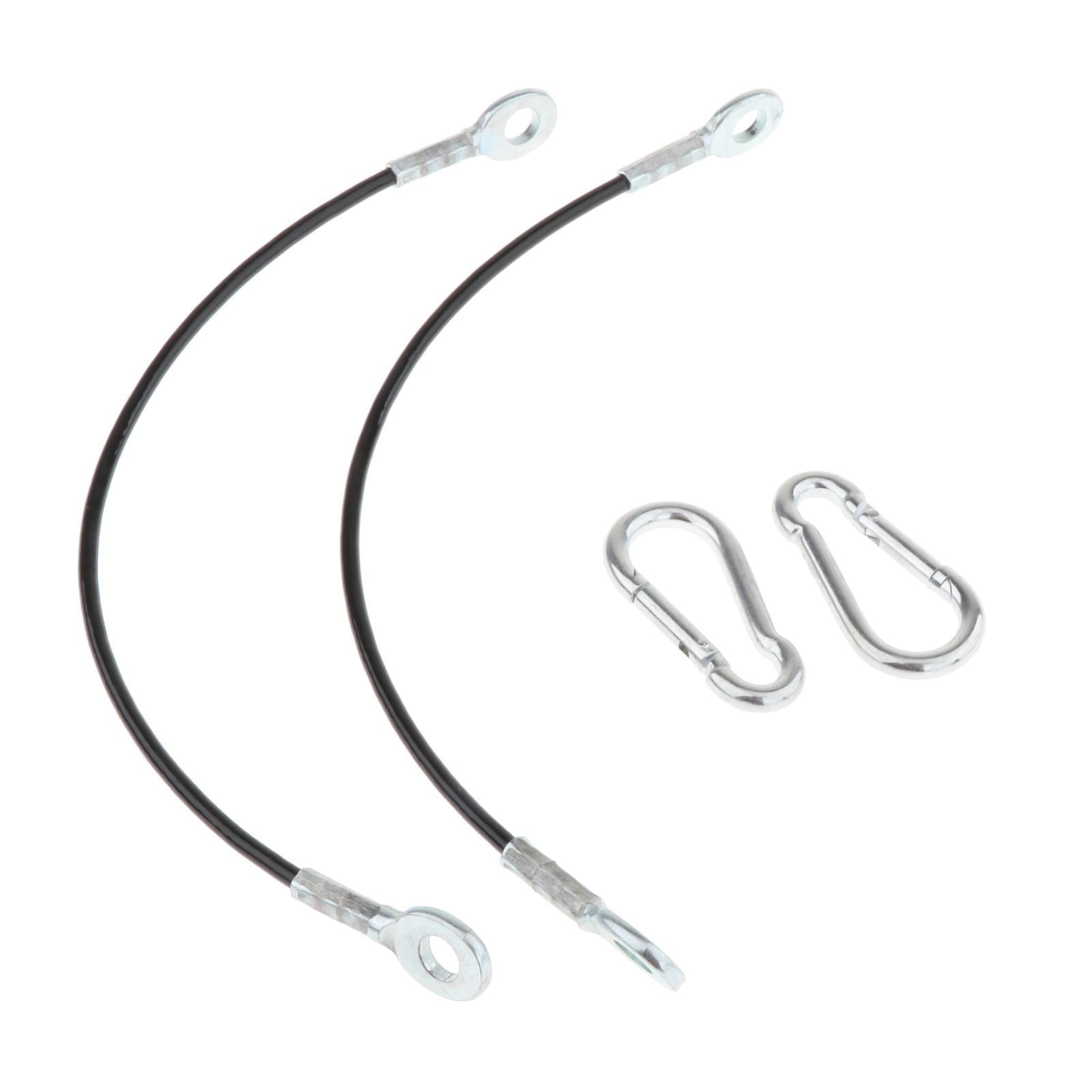 2x Steel Wire Rope Fitness Pulley Cable Replacement Thread Reusable ...