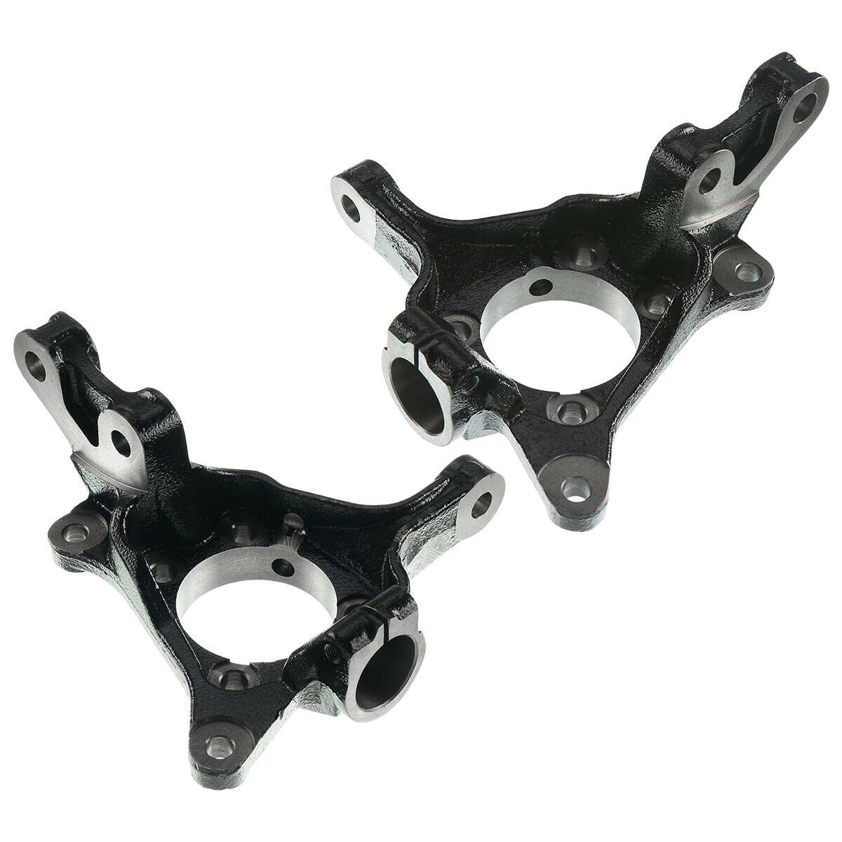 2x Steering Spindle Knuckles Front For Subaru Impreza Legacy Outback ...