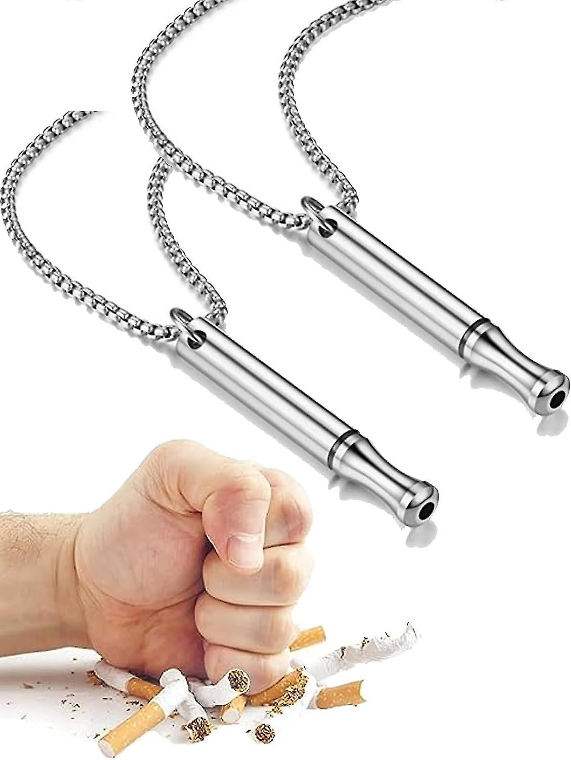 2x Stop Smoking Breathing Necklace, Anxiety Relief Necklacevape ...