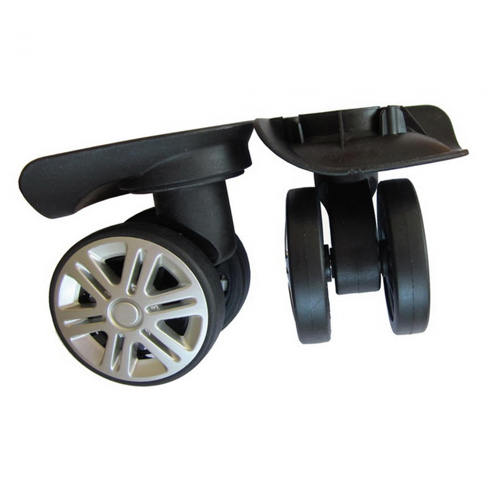 2x Suitcase Wheels Replacement Suitcase Luggage Swivel Caster Double ...