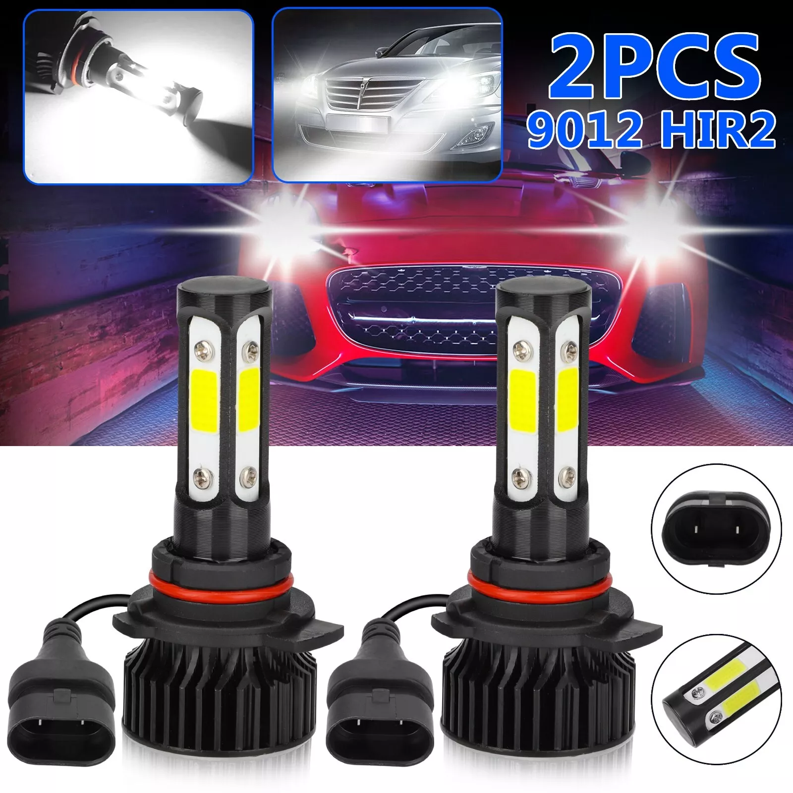 9012 Led Headlight Bulb