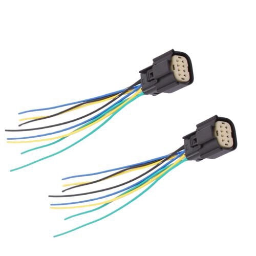 2x Tailgate Camera Connector Plug 8 Wires for 2016 17 18 Chevrolet ...