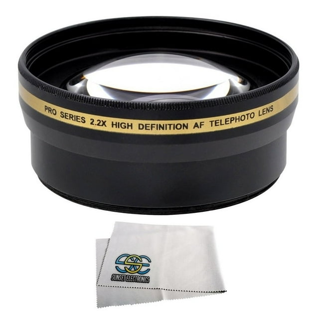 2x Telephoto Lens for the Nikon D3000 D5000 D5100 Digital Slr Cameras.this Lens Will Attach ...