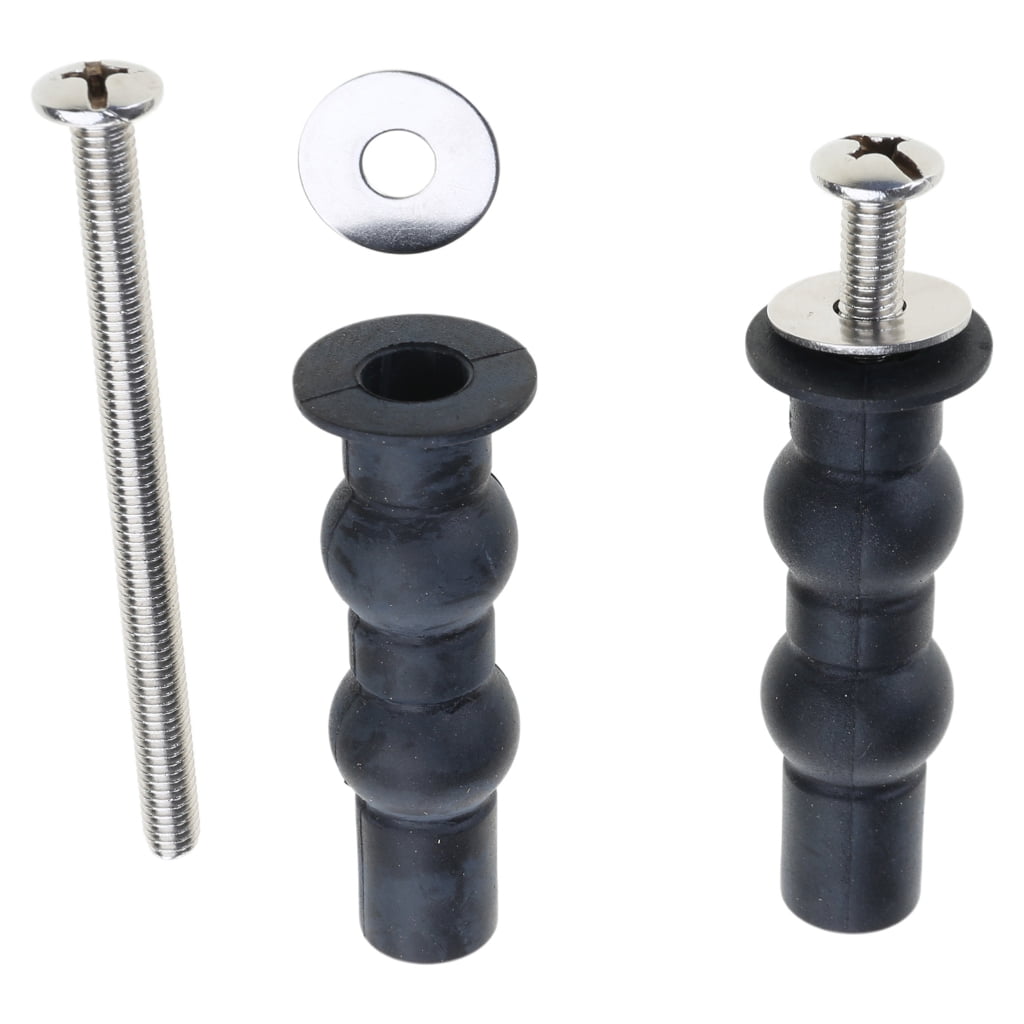 2x Toilet for Seat Fixing Screwbolts with Two Expandable Ball Toilet ...