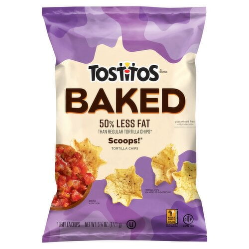 2x-Tostitos Baked Scoops! Tortilla Chips, 6 1/4 Oz(packaging may vary ...
