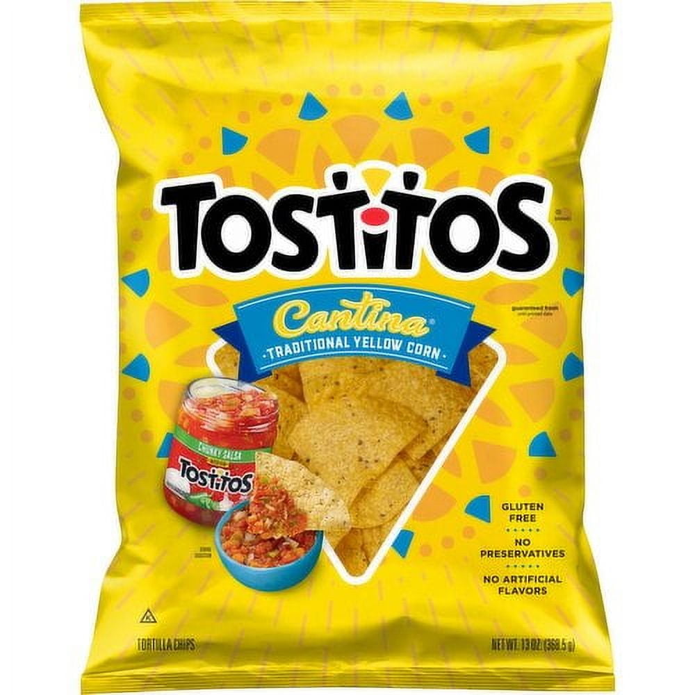 2x-Tostitos Cantina Tortilla Chips Traditional Yellow Corn 13 Oz ...