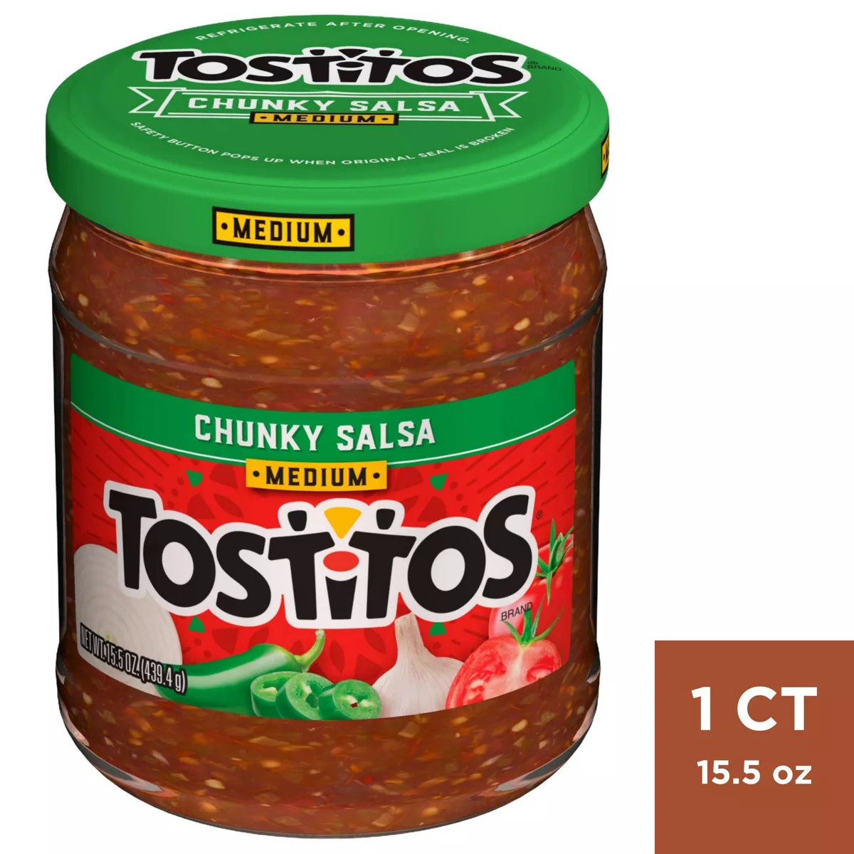 2x-Tostitos Chunky Salsa Medium - 15.5oz Dip - Walmart.com
