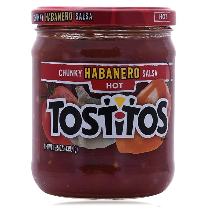 2x-Tostitos - Dips Hot Chunky Habanero Salsa, 15.5 Ounce, Red(packaging ...