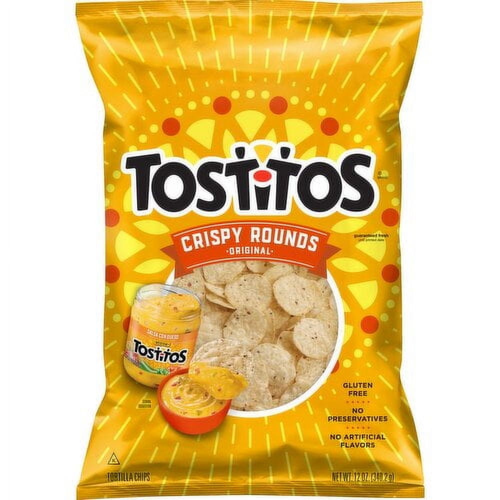 2x-Tostitos Tortilla Chips Crispy Rounds Original 12 Oz(packaging may ...