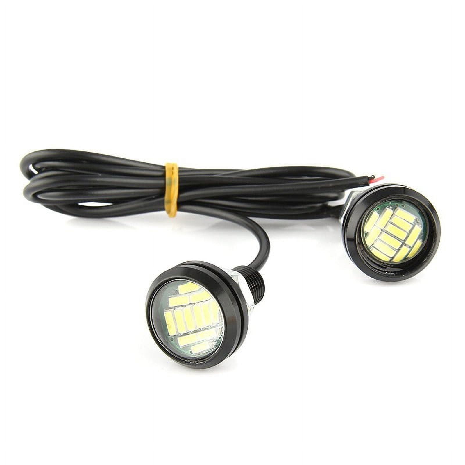 2x Truck Car 12V LED Reversing Backup Lamp Light Daytime Running Light ...