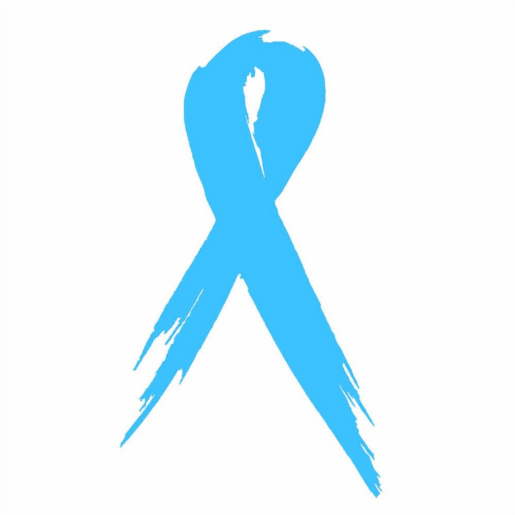 2x Two PROSTATE Cancer Awareness Ribbon Car Vinyl Decal Sticker 3" x 5 ...