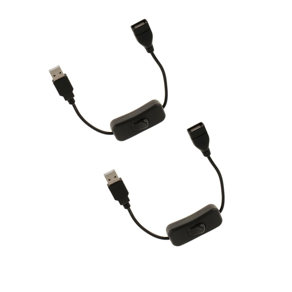 2x USB Cable Switch Power Control For Toggle - Walmart.com