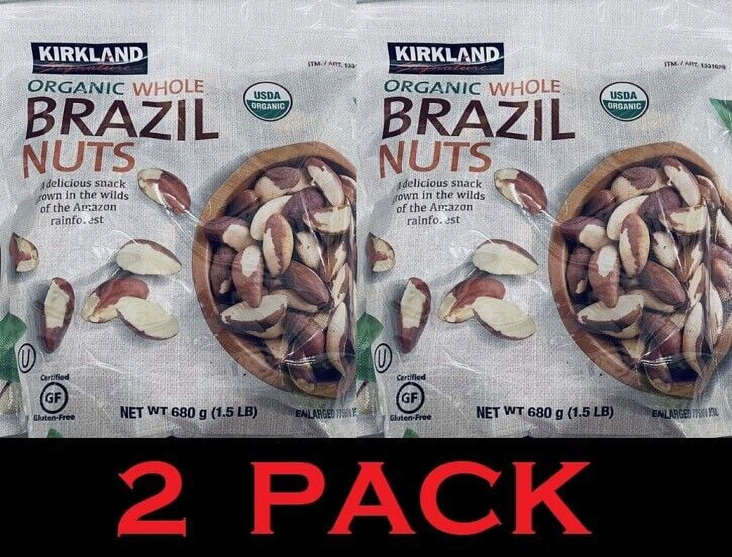 2x USDA ORGANIC WHOLE BRAZIL NUTS 24 oz Bag - 2 PACK - Walmart.com