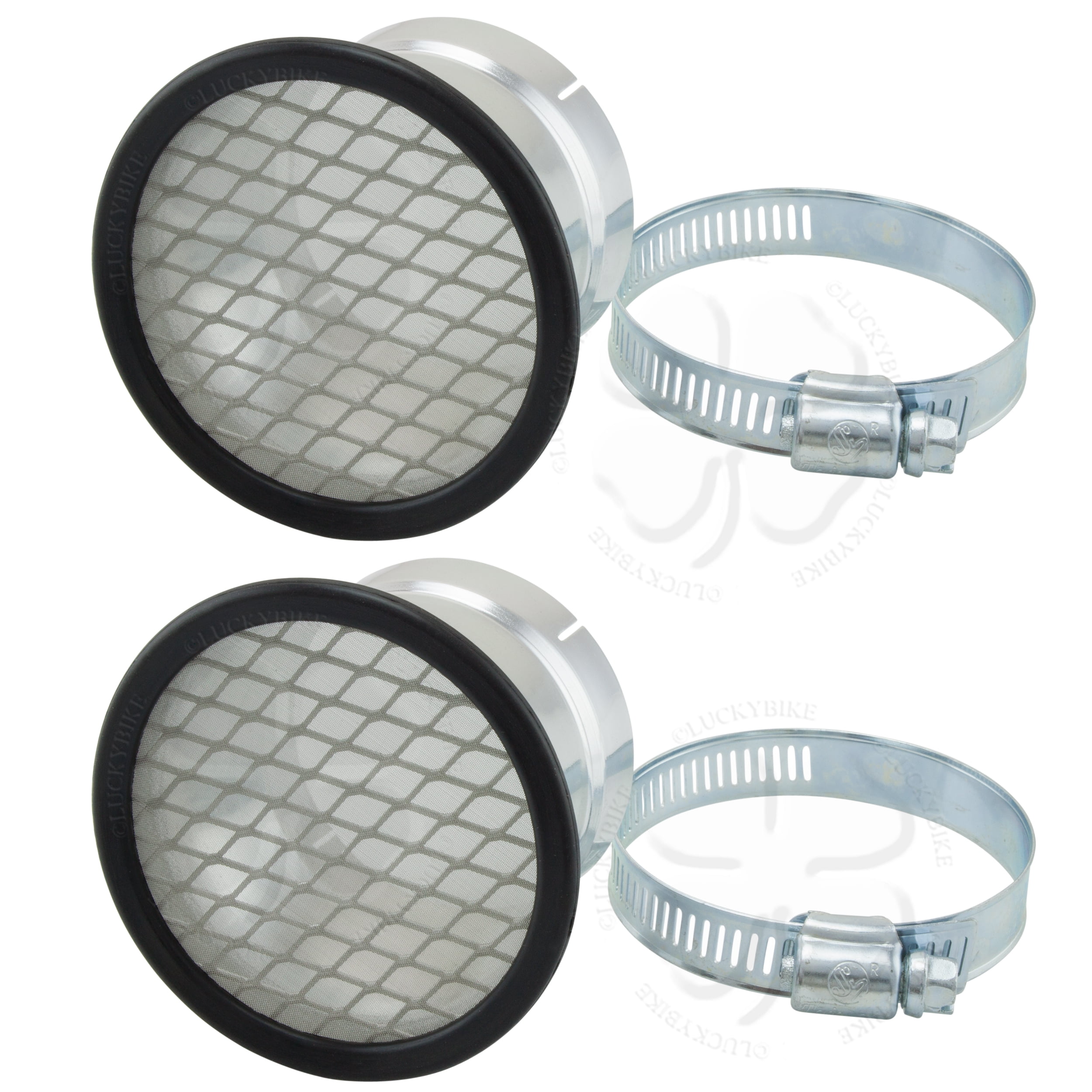 2x Velocity Stack 53.5mm x 35mm Intake Mesh Racing Carburetor Air ...